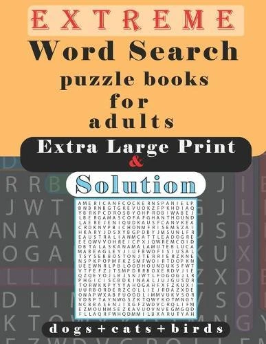 WORD SEARCH PUZZLES Fu extreme word search puzzle books for adults e ...
