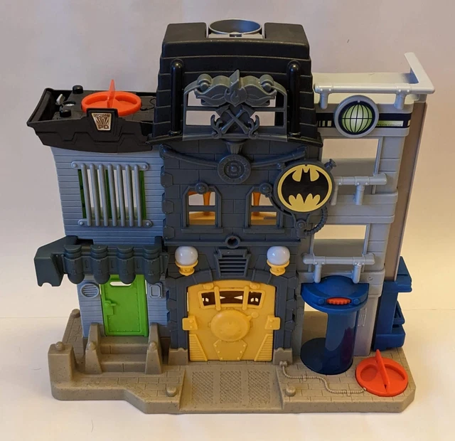FISHER-PRICE IMAGINEXT BATMAN Gotham City PD Police Station Playset ...