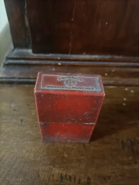 VECCHI PUNZONI FERRO Numeri A Percussione Scatolina Originale Pryor ...