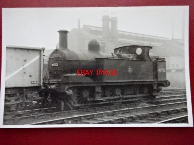 PHOTO LMS Ex Midland Rly Class 1F Loco No 41712 At Nottingham 1954 £2. ...