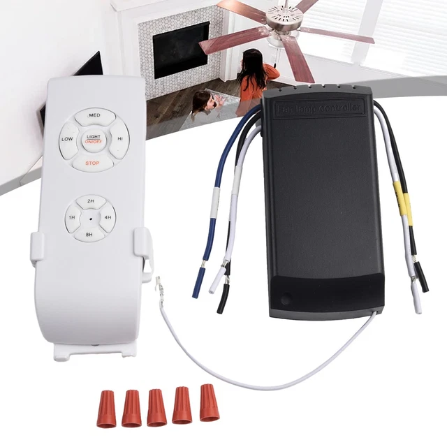 KIT TELECOMANDO VENTOLA a soffitto intelligente WiFi per qualsiasi ...