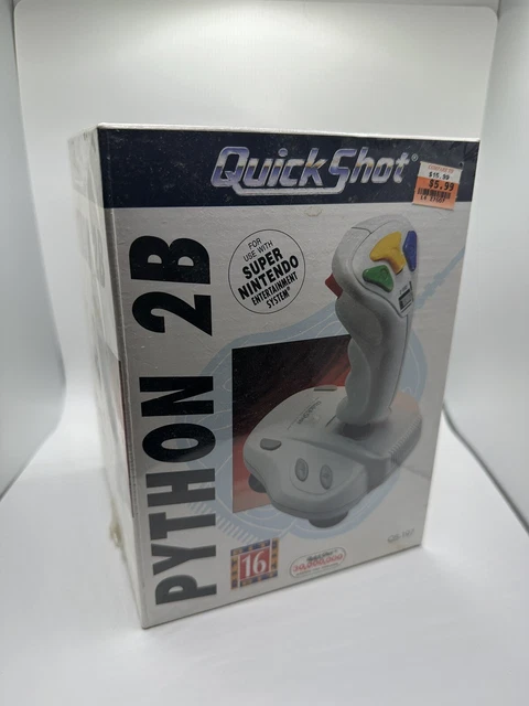 QUICKSHOT PYTHON 2B Joystick Super Nintendo QS-197 Controller Factory ...