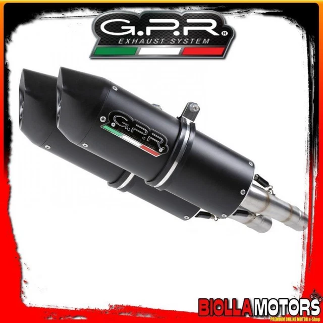 KIT POT D'ÉCHAPPEMENT Gpr Cagiva X-Raptor 1000 1000Cc 2002- Approved ...