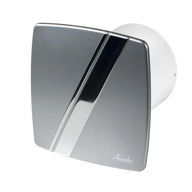 BATHROOM EXTRACTOR FAN 100mm with Pull Cord Switch and Satin / Chrome ...