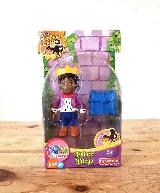 FISHER PRICE &PRINCE DIEGO" Dora's Magic Castle Collection NEW Poseable ...
