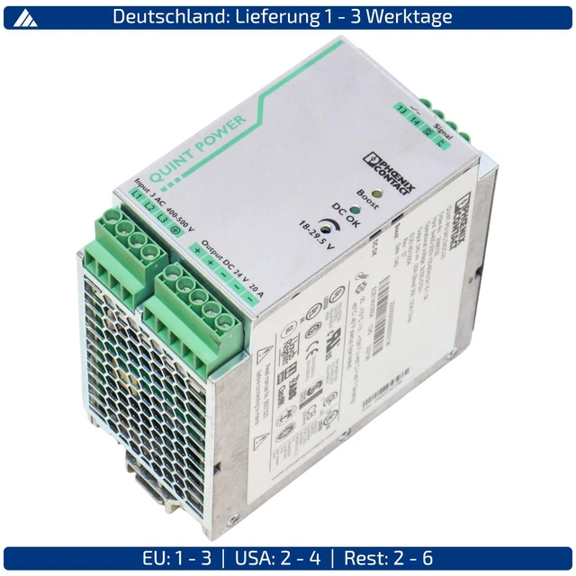 PHOENIX CONTACT QUINT-PS/3AC/24DC/20 (2866792) PHOENIX CONTACT ...
