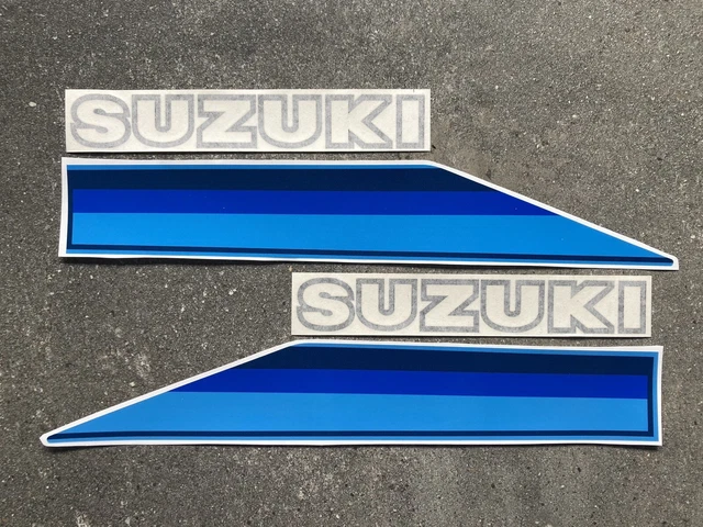 SUZUKI 1981 TS250 (Yellow Model) Tank Decal Set/ Sticker Kit $80.00 ...