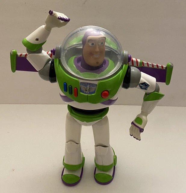 TOY STORY BUZZ Lightyear Talking Action Figure 12" The Disney Store ...