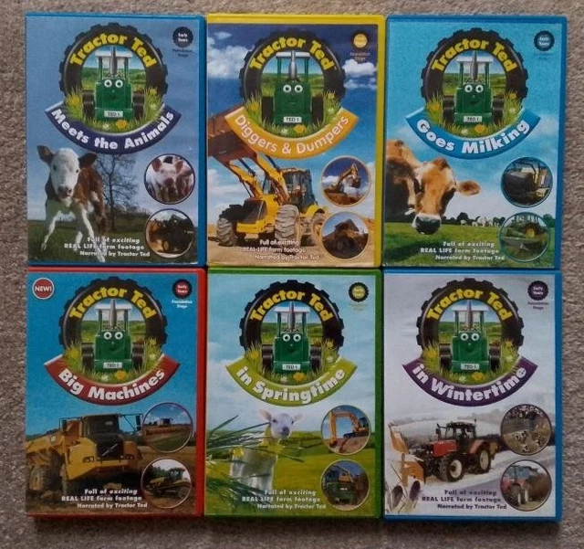 TRACTOR TED 6 DVD BUNDLE - Meets Animals/Diggers/Milking/Big Machines ...