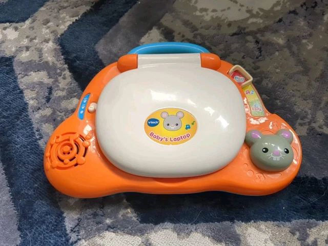 VTECH BABY'S LAPTOP Learning Toy, Numbers, Shapes, Colours with Music ...