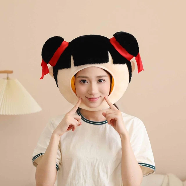 PLUSH HEADGEAR EVENT Photo Prop Nezha for Halloween Role Play Party ...