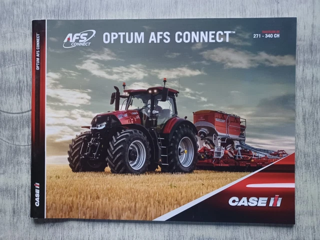 PROSPECTUS BROCHURE TRACTEUR Case Ih Optum Afs Connect 271-340 Ch EUR 2 ...
