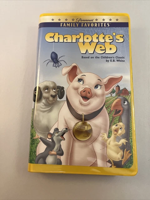 CHARLOTTES WEB 1973 VHS Debbie Reynolds Paul Lynde Clamshell Case £14. ...