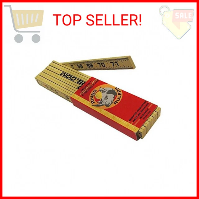 RHINO RULERS FOLDING Modular Brick Spacing Ruler 6' Length - 55120 $22. ...