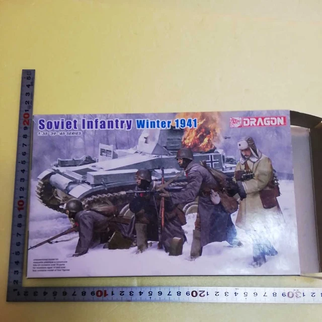 TERRE 6744 1/35 Dragon Infanterie soviétique 1941 Hiver Au combat 4 ...