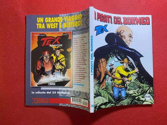 TEX N. 759 I PIRATI DEL BORNEO Sergio Bonelli (2024) Fumetto OTTIMO/EDICOLA EUR 3,50 - PicClick IT