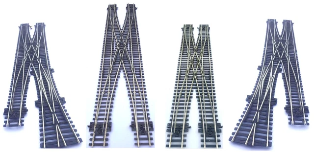 HORNBY DOUBLE CROSSING Scissor Crossover Points OO gauge £94.99 ...