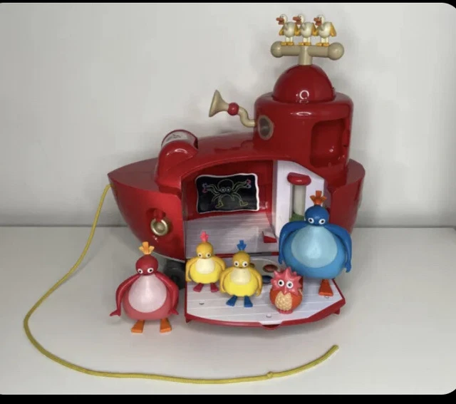 CBEEBIES TWIRLYWOOS BIG Red Boat Playset Lights Sounds Character ...