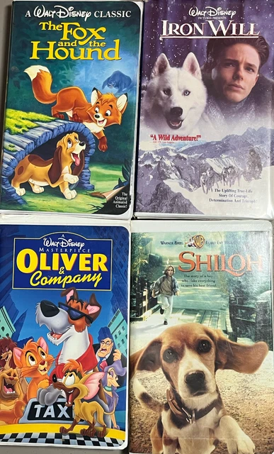 DOGS VHS: THE Fox and the Hound / Iron Will / Oliver & Company / Shiloh £5.59 - PicClick UK