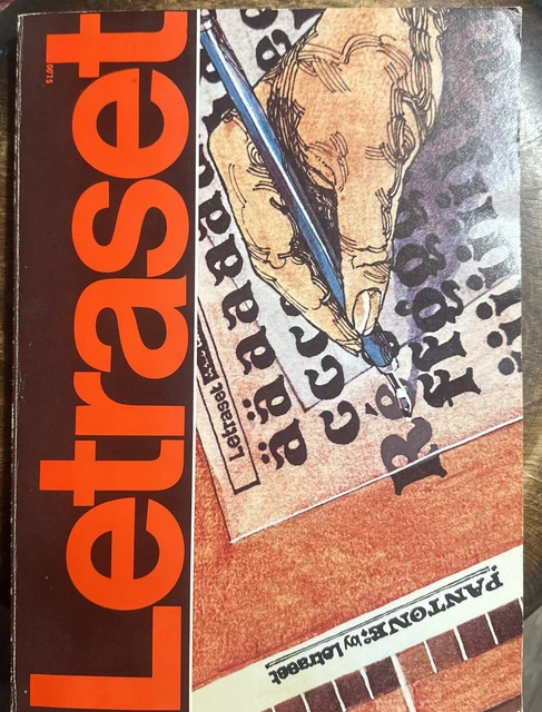 PANTONE LETRASET 1976 Book Catalog Fonts Graphic Design Vtg 1st Edition ...