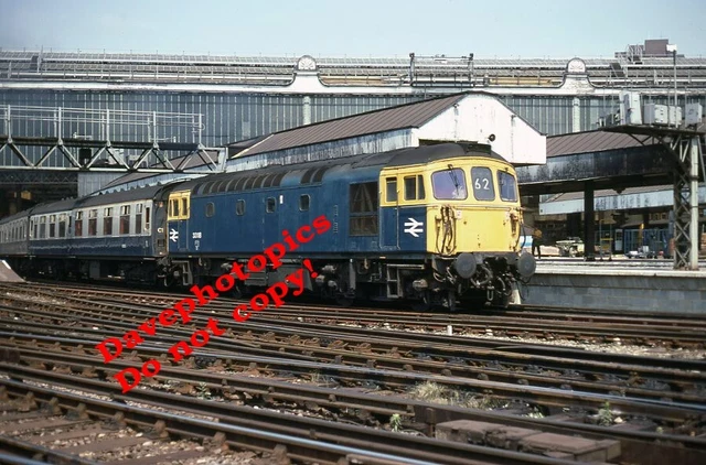 ORIGINAL 35MM Slide Railway Diesel /Steam- 33118 @ Waterloo Jul 1984 £3 ...