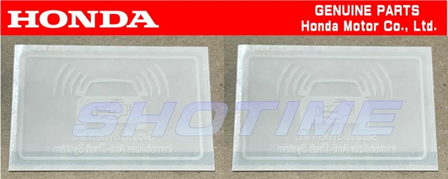HONDA INTEGRA DC5 TYPE-R RSX Immobilizer Security Glass Sticker Decal ...