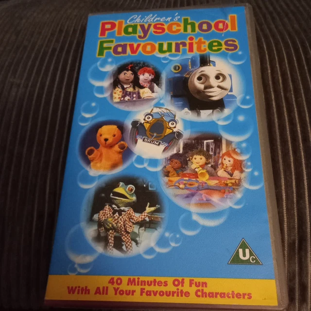 CHILDREN'S PLAYSCHOOL FAVOURITES VHS Video Brum Rosie And Jim Thomas ...
