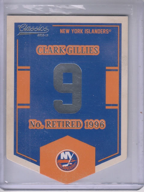 2012-13 (ISLANDERS) NUMÉROS de bannière signatures classiques #48 Clark ...