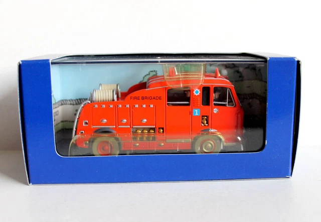 DENNIS F101 MINIATURE 1/43 Black Island Fire Truck Tintin £21.80 ...