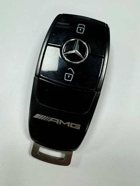 GENUINE MERCEDES AMG 2 Button Remote Smart Key Fob. Tested & Working ...