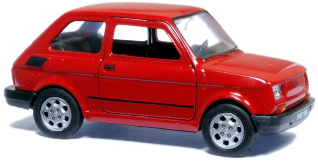 FIAT 126P &MALUCH& Polish Classic Car Model Diecast 1:32-1:34 Scale ...
