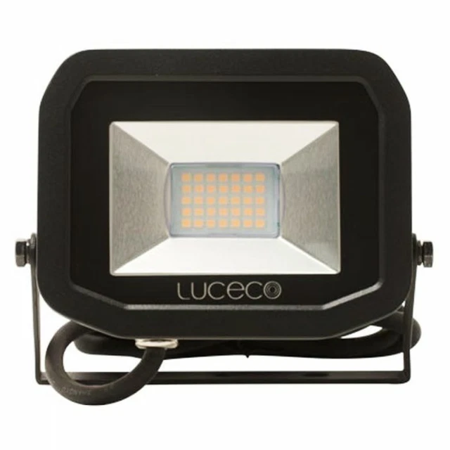 LUCECO GUARDIAN SLIMLINE LED FLOODLIGHT BLACK 22W 1800LM (2 units) £16. ...