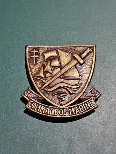 INSIGNE COMMANDO MARINE Noisel Fusiliers Marins Liberation Militaria Armée 2 DB EUR 15,00 ...