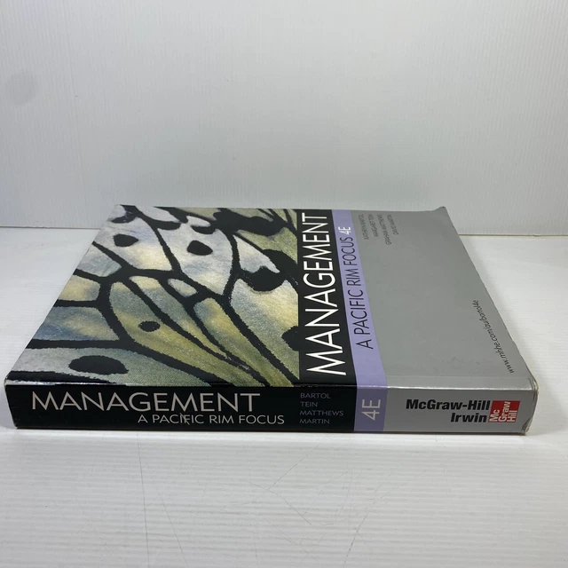 MANAGEMENT: A PACIFIC Rim Focus 4th Edition by Kathryn Bartol, Margaret ...