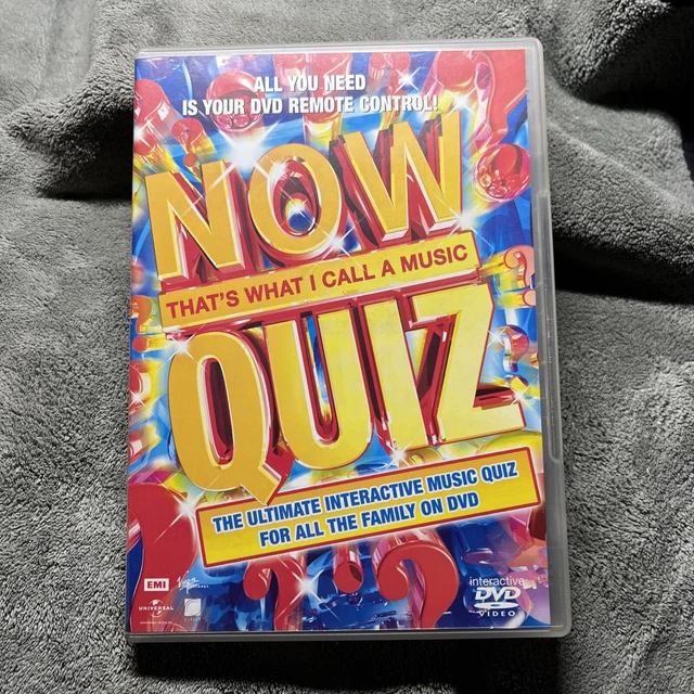 NOW QUIZ - Now That's What I Call A Music Quiz (DVD, 2005) £0.99 ...