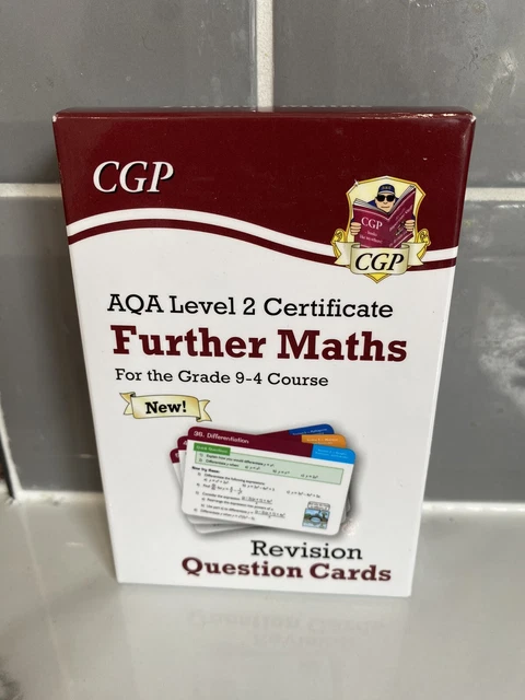 NEW GCSE AQA Level 2 Certificate Further Maths Revision Question Cards ...