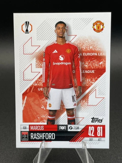 MARCUS RASHFORD MATCH Attax 2024/2025 Manchester United 24/25 Topps # 108 £0.99 - PicClick UK