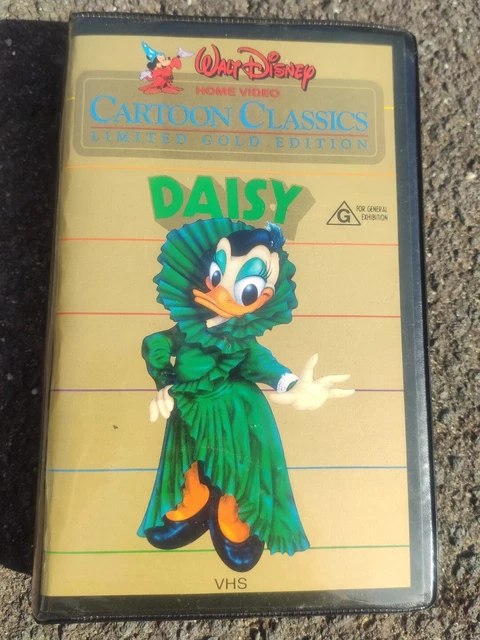 CARTOON CLASSICS DAISY VHS (Limited Gold Edition) Clamshell Walt Disney ...