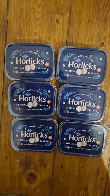 150TH ANNIVERSARY EDITION Horlicks Original Tablets X 6 Tins £35.00 ...