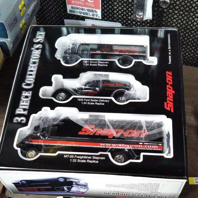 RARE COLOR SNAP-ON tool van minicar 3 units limited black version from ...