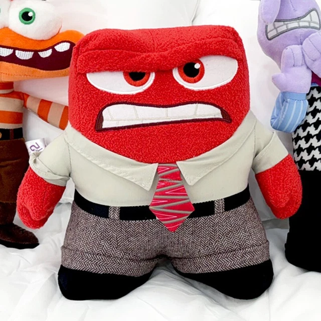 12& DISNEY PIXAR Inside Out ANGER Soft Stuffed Plush Toy Doll Room ...