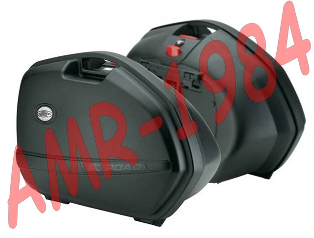PAIRE VALISES NOIR Latéral Givi kappa K33 K33N = Givi V35 33 Litres ...