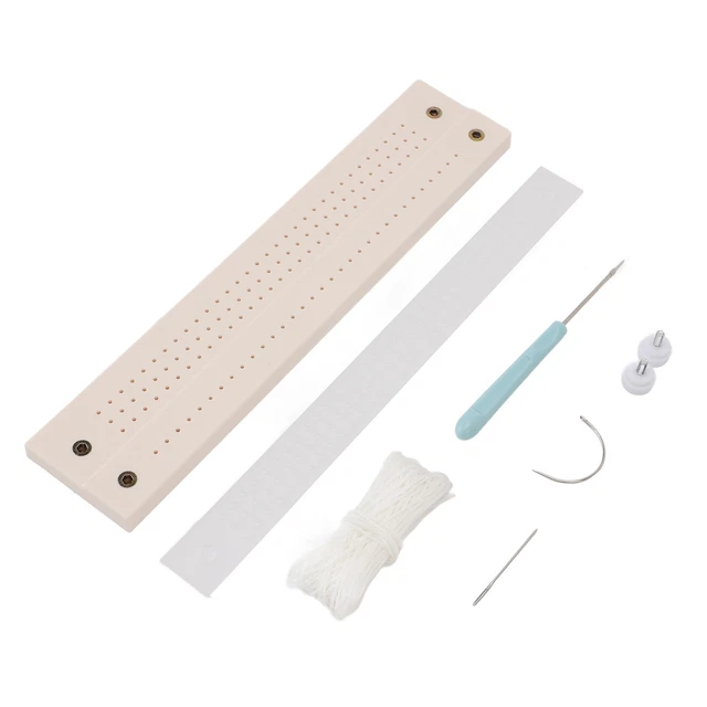 MANUAL BOOK BINDING Punch Kit Plastic Bookbinding Hole Guide Template ...