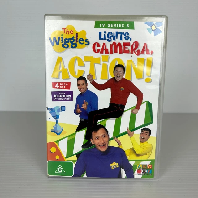 THE WIGGLES: TV Series 3 (Lights, Camera, Action!) - 2002 Oz RARE ABC 4 ...