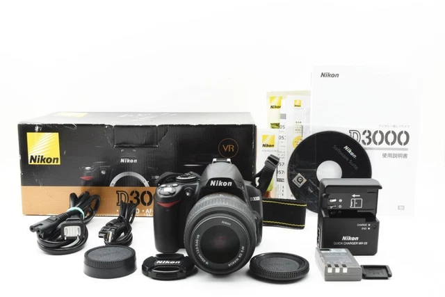 KIT D'OBJECTIFS D3000 boîte avec instructions nombre de prises de vue ...