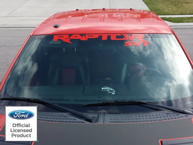 FORD RAPTOR F-150 Svt Windshield Banner Stickers Decals Window Graphics ...