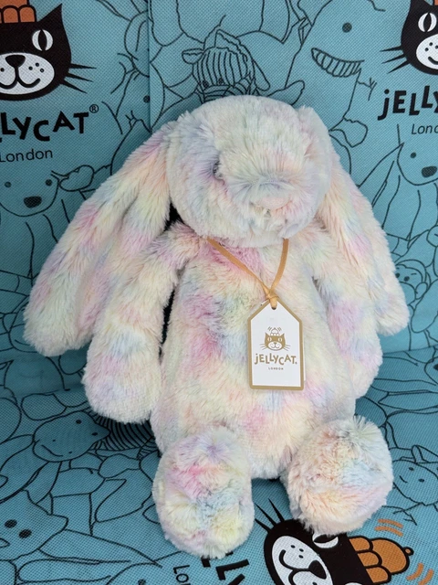 JELLYCAT EXCLUSIVE MEDIUM Lazulia Luxe Bunny Golden Tag BNWT & Dust Bag ...