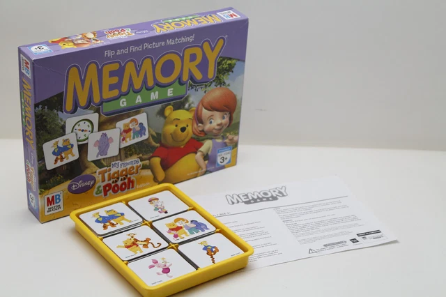 DISNEY'S MILTON BRADLEY Memory Game My Friends Tigger & Pooh Game £9.50 ...