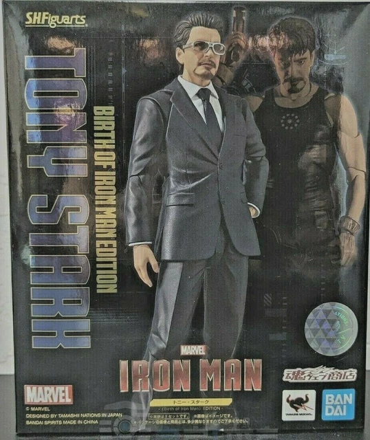 MARVEL TONY STARK Iron Man Robert Downey Jr. S.H. Figuarts Bandai ...