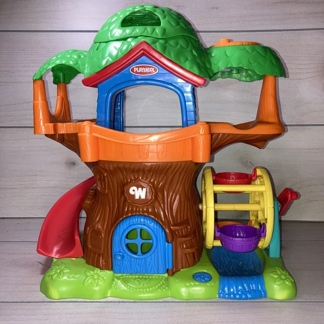 2004 PLAYSKOOL - Weeble Wobble Musical Tree House - w/Ferris Wheel ...